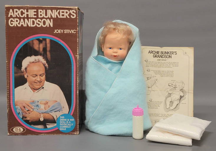 Ideal toys 1976 Joey Stivic Archie Bunker Grandson doll in original box ...
