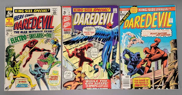 Three Daredevil Comics