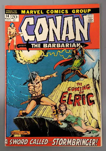 Marvel Conan The Barbarian Comic #14 1st Appearance Of Elric Of Melnibone
