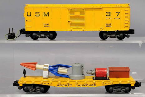 American Flyer S Gauge 25056 Usm 37 Division Boxcar From The Defender Set