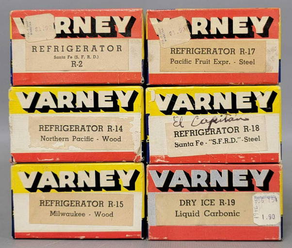 Six unbuilt Varney HO scale reefer craftsman kits (#0090) on Nov 26 ...