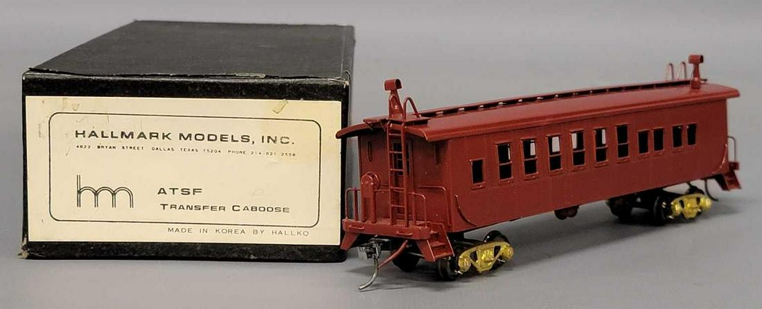 Hallmark Ho Scale Brass A.t. & S.f. Transfer Caboose In Original Box