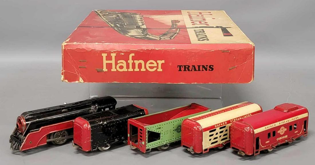 Hafner O Gauge Steam Freight Set In Original Box