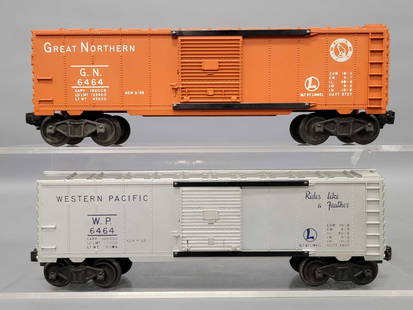 Lionel Postwar O 6464 1 Western Pacific And 25 Great Northern Box Cars