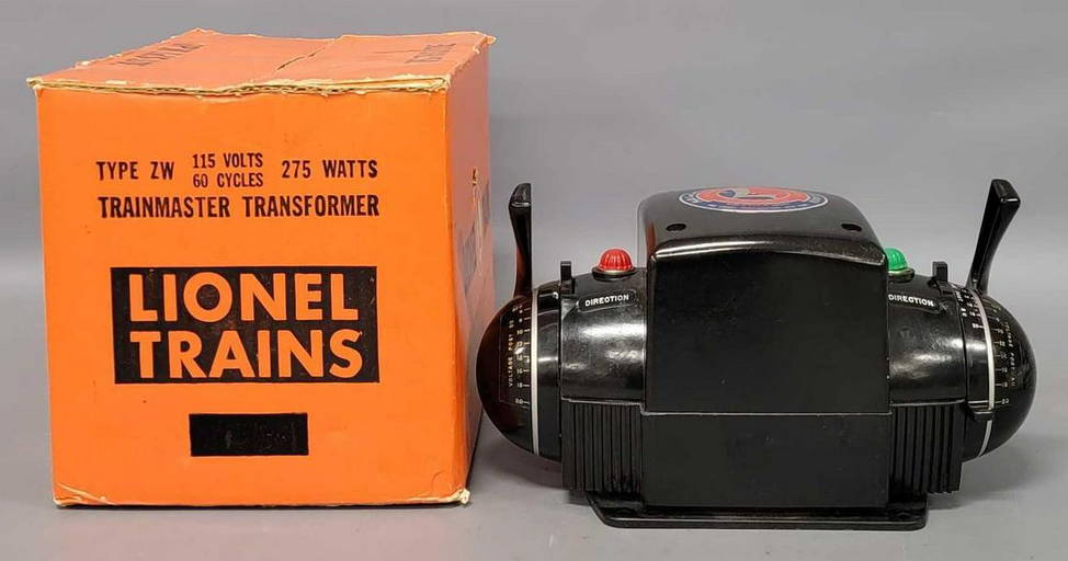 Lionel postwar O ZW 275 Watt transformer in orange original box (#0420 ...