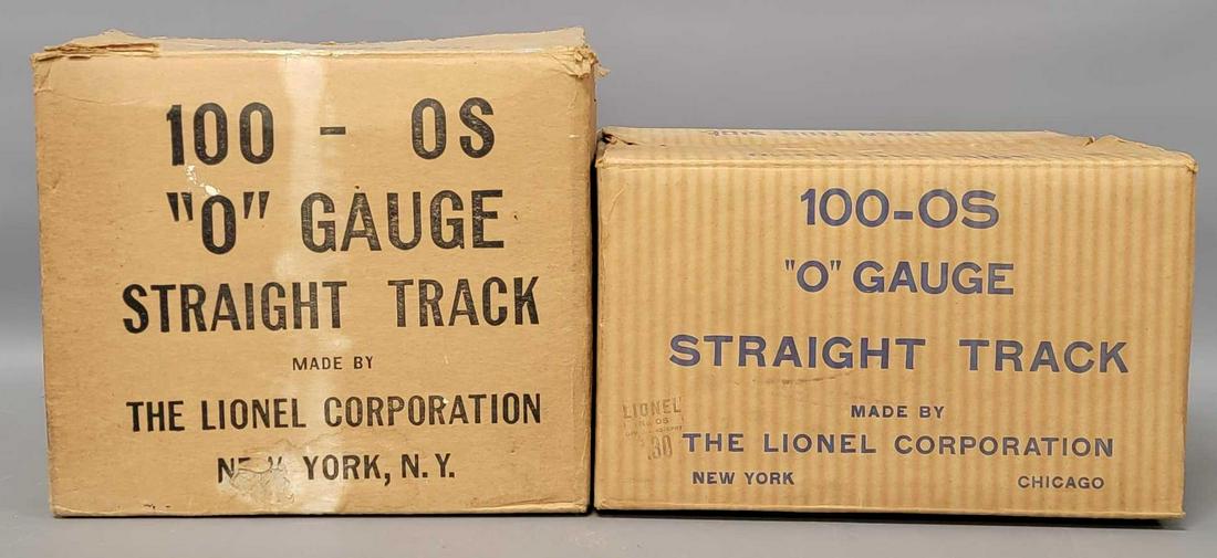 Two Lionel postwar O empty 100-OS track boxes (#0511) on Dec 17, 2022 ...