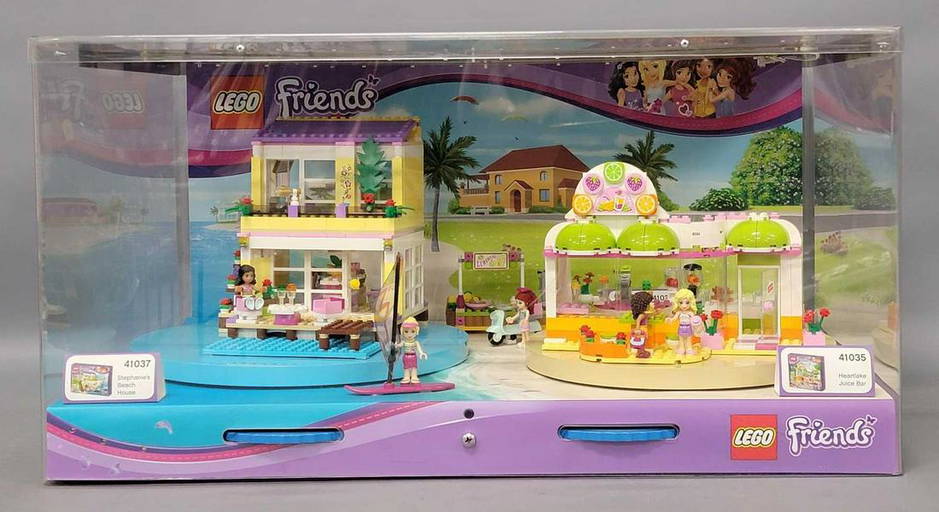 Lego Friends Store Display With Factory Built Contents