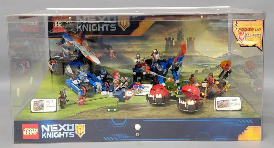 Lego Nexo Knights store display with factory built contents (#0007) on ...