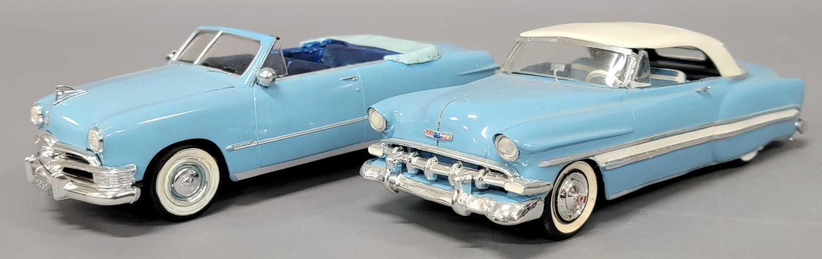 Two Beautifully Built 1950's 1/25 Scale Model Kits