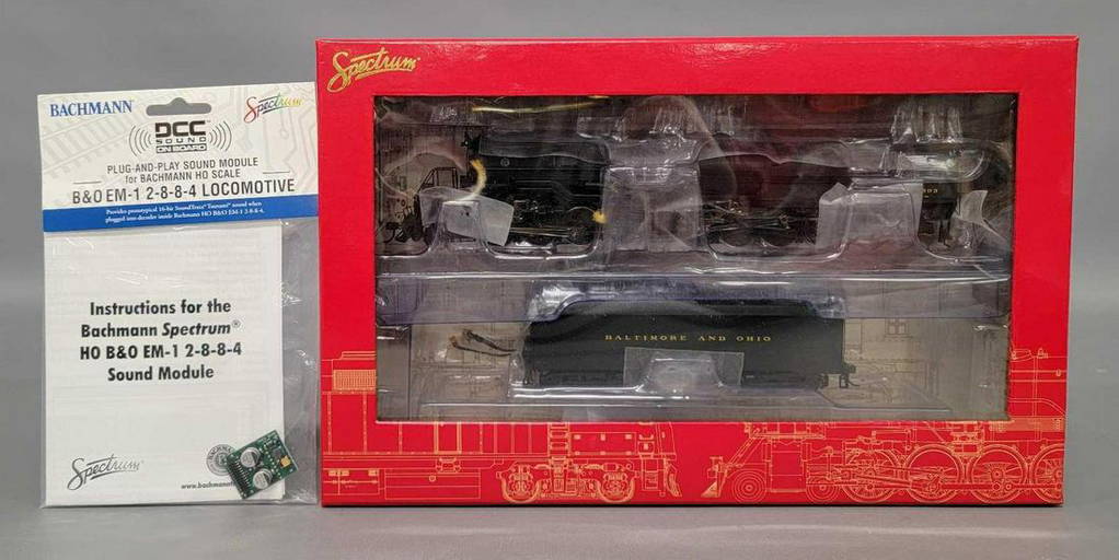 Bachmann Spectrum Ho B&o 2 8 8 4 Steam Locomotive In Original Box 80407