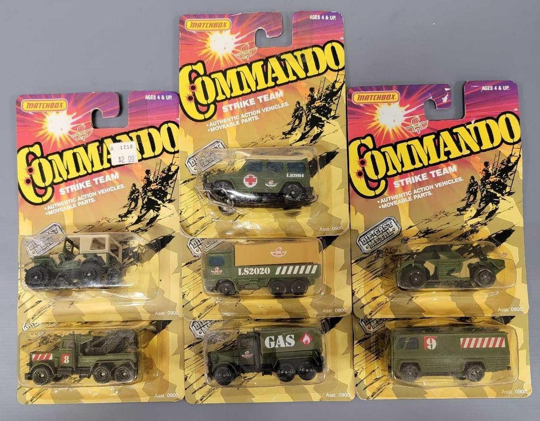 Seven Matchbox Commando Strike Team Group