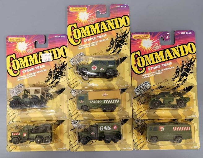 Seven Matchbox Commando Strike Team Group