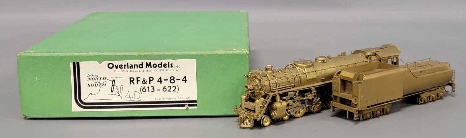 Omi Overland Models Ho Scale Brass R F & P 4 8 4 Northern Steam ...