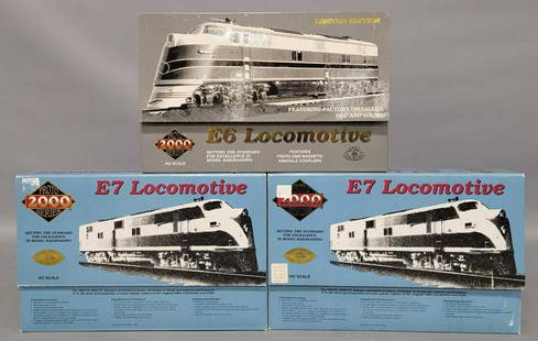 Bachmann Proto 2000 Ho Scale Atlantic Coast Line E7 And B&o E6 Diesel ...