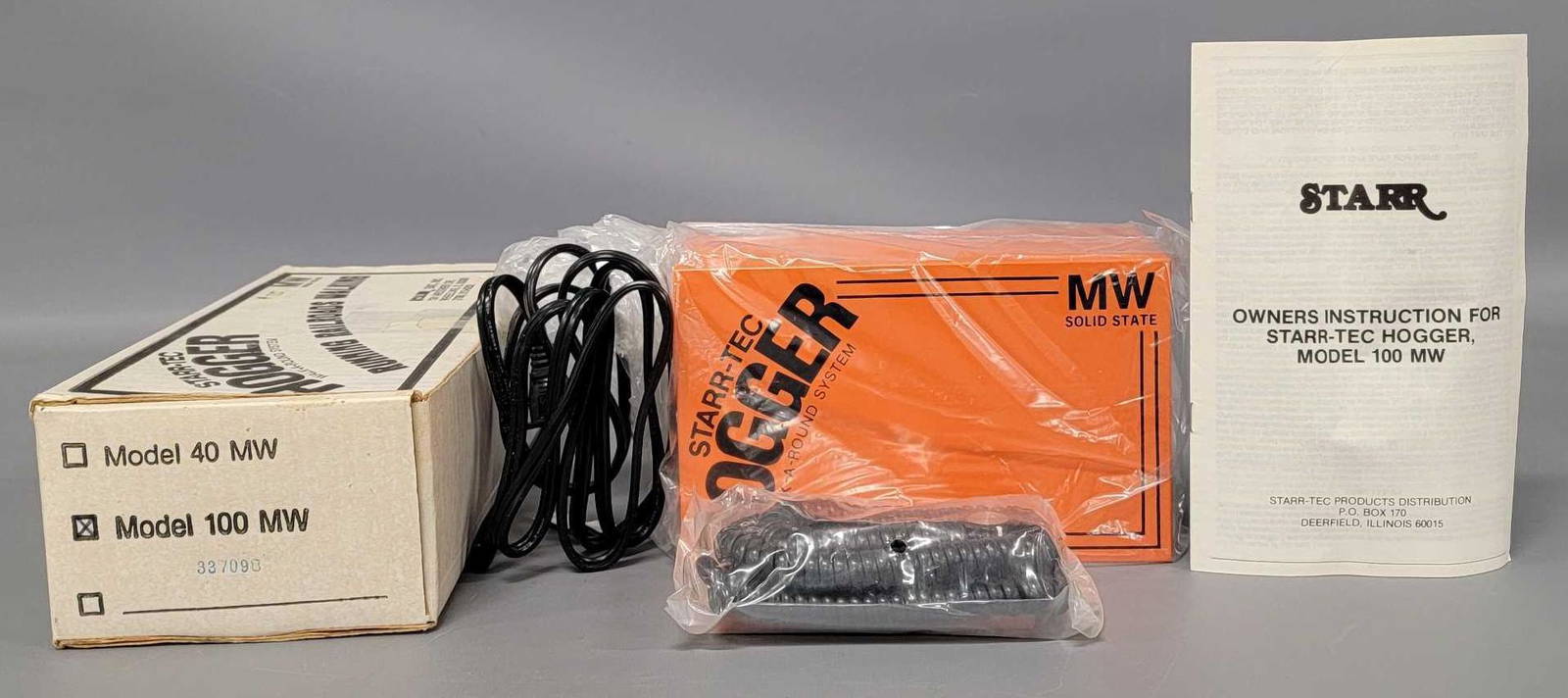 Starr-tec Hogger walk around system in original box HO train control ...