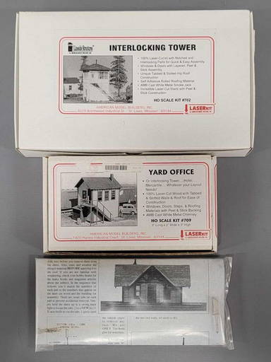 Three Ho Scale Laserkit Craftsman Kits In Original Packages