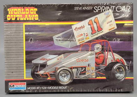 Four Factory Sealed Monogram Sprint Car 1/24 Scale Model Kits