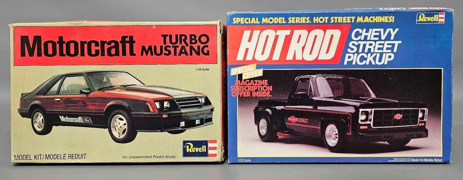 Two Revell 1/25 Scale Model Kits In Original Boxes