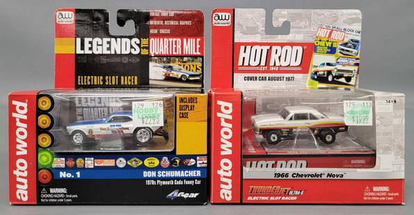 Auto World Ho Slot Car Route 66 Road Race Set. Factory Sealed.