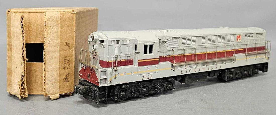 Lionel Postwar O 2321 Gray Top Lackawanna Fairbanks Morse Trainmaster ...