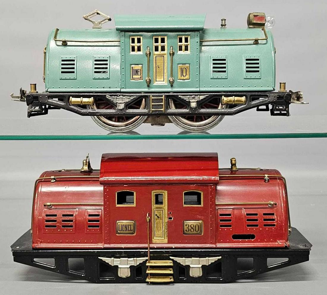 Repainted Lionel Prewar Standard Gauge 10e Electric Locomotive And 380 ...
