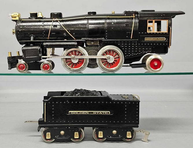 American Flyer Ives Wide Gauge 4694 Steam Locomotive And Golden State ...
