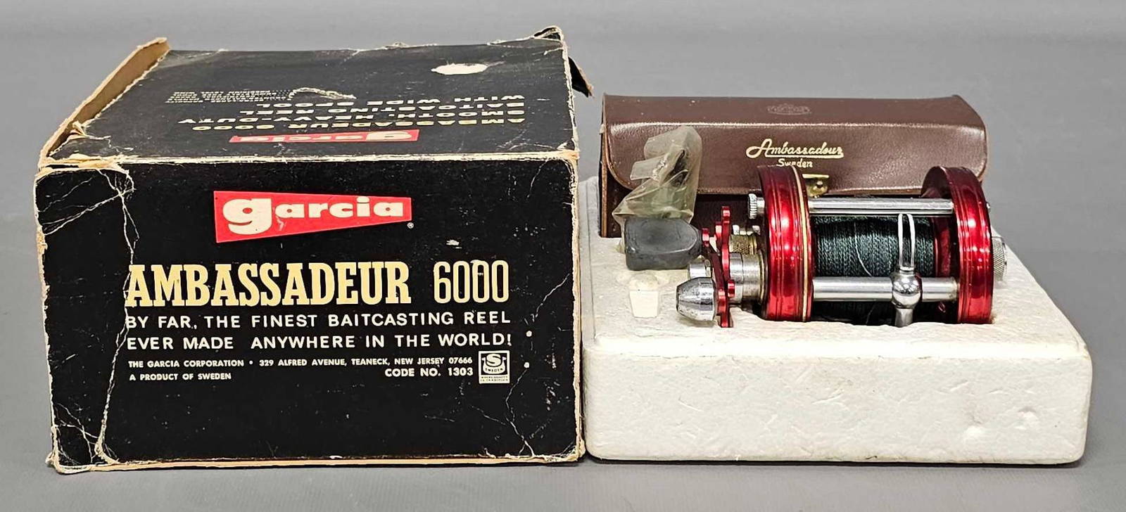 Vintage Abu Garcia Ambassadeur 6000 Baitcasting Reel In Original Box Plus Extra Bonus Auction