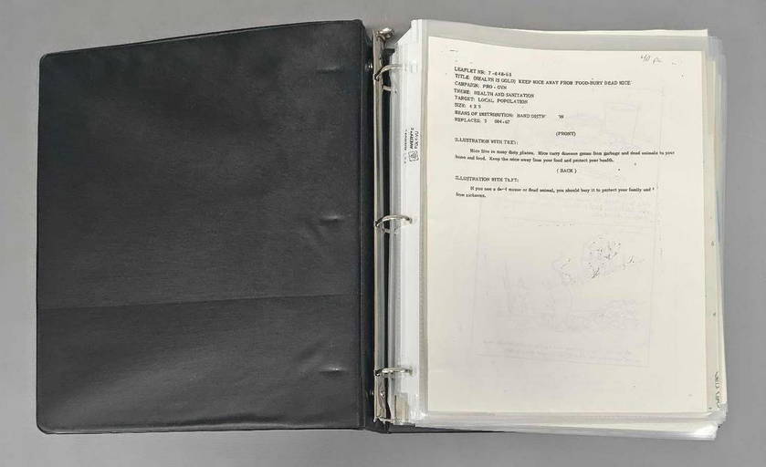 Whole Binder Full Of Vietnam Era Us Government Psyops Propaganda