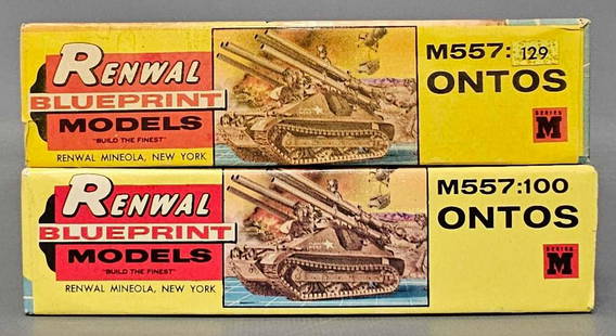 Renwal Blueprint Models 1/32 Scale Ontos Multiple 106mm Recoilless ...