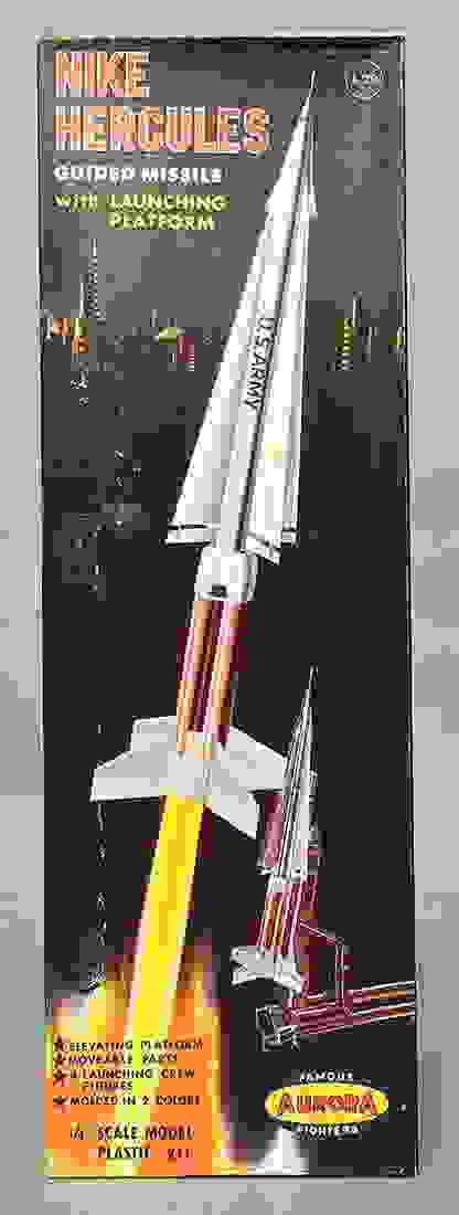 Unbuilt Aurora Famous Fighters Nike Hercules Guided Missile Plastic ...