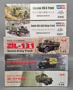 Eight Unbuilt Miniman Factory 1/35 Scale Military Model Kits