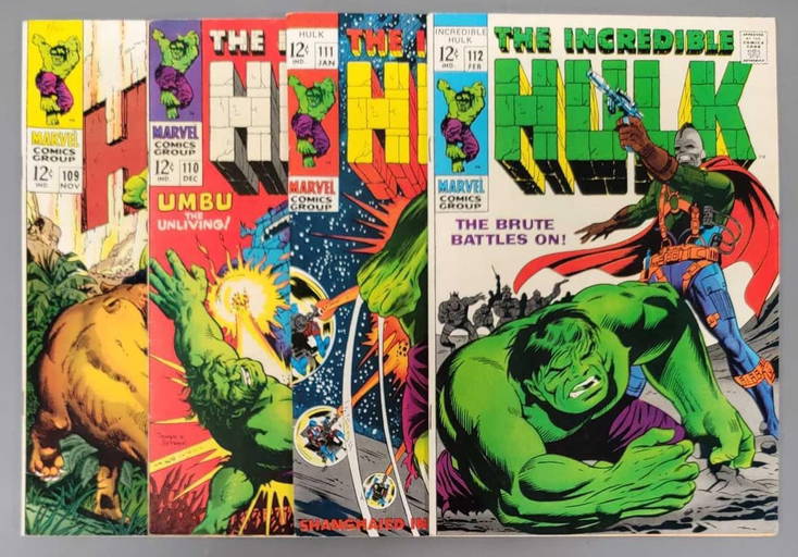 Incredible Hulk 109 110 111 112
