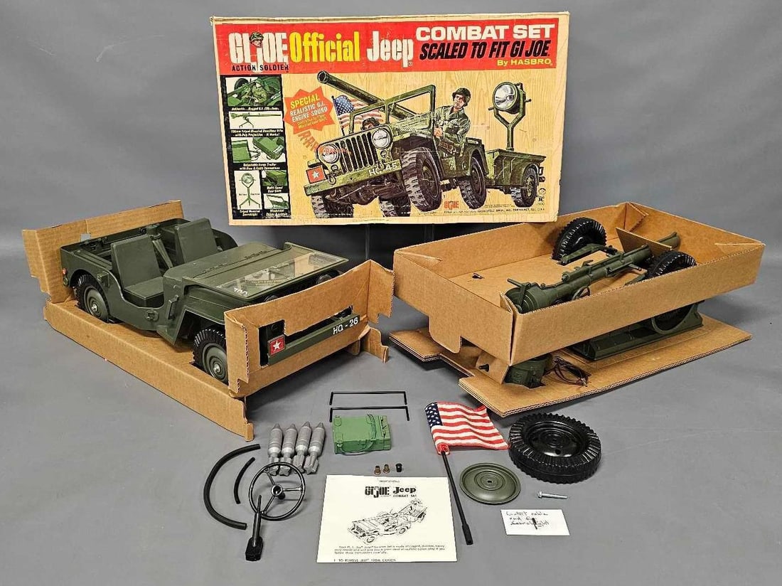 Vintage Hasbro Gi Joe 5 Star Jeep In Original Box 7000 Auction