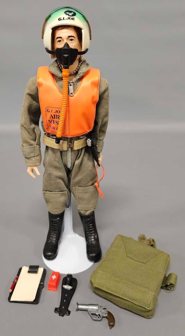 Vintage Hasbro Gi Joe Action Pilot With Accessories