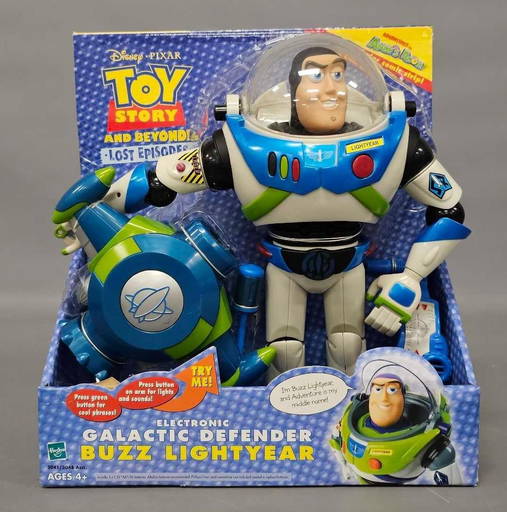 Mint Toy Story Hasbro Electronic Galactic Defender Buzz Lightyear In ...