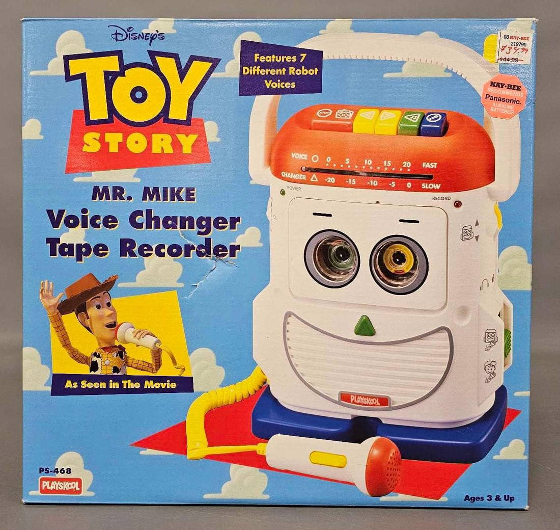 Mint Playskool Toy Story Talking Mr Mike Voice Changer Tape Recorder In ...