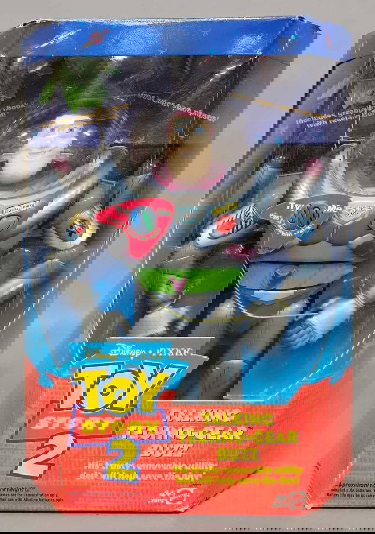 Factory Sealed Mattel Toy Story 2 Talking Techno-gear Buzz Lightyear ...