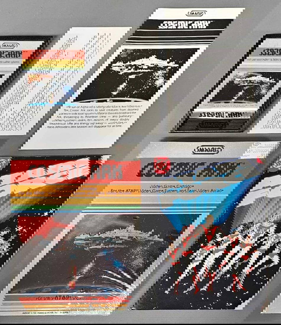 Imagic Cosmic Ark Atari 2600 Game Cartridge With Original Box And ...