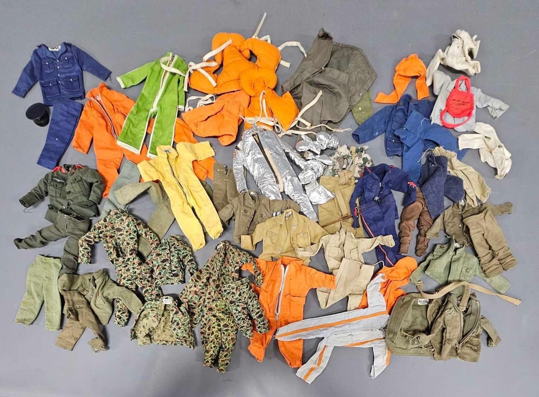 Huge Group Of Gi Joe Clothes Auction