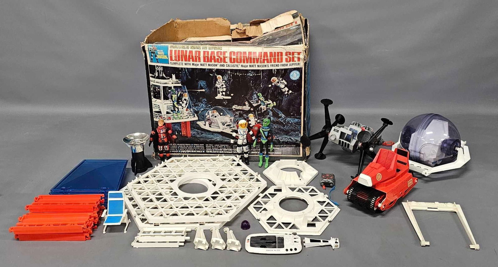 Mattel Major Matt Mason Lunar Base Command Set In Original Box Auction