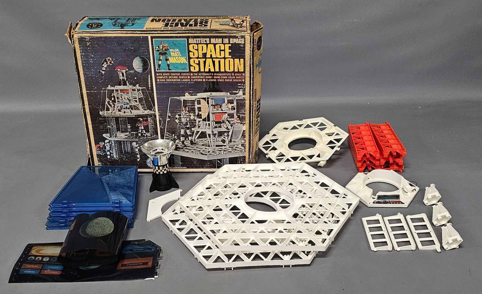 Mattel Major Matt Mason Space Station In Original Box Auction