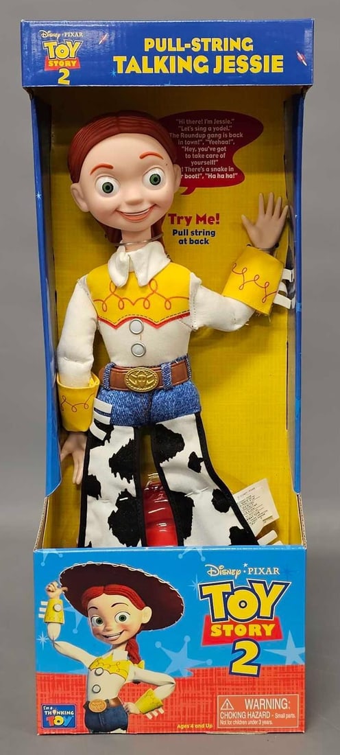 Thinkway Toy Story 2 Pull String Talking Jessie In Original Box