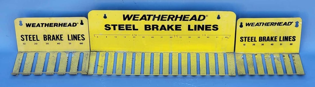 Weatherhead Steel Brake Lines Wall Mounted Racks