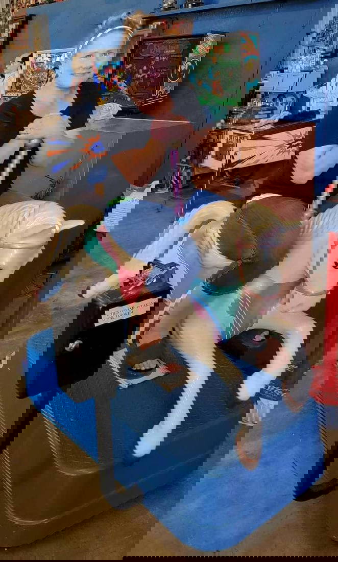 Bessie Coin Operated Horse Ride Auction