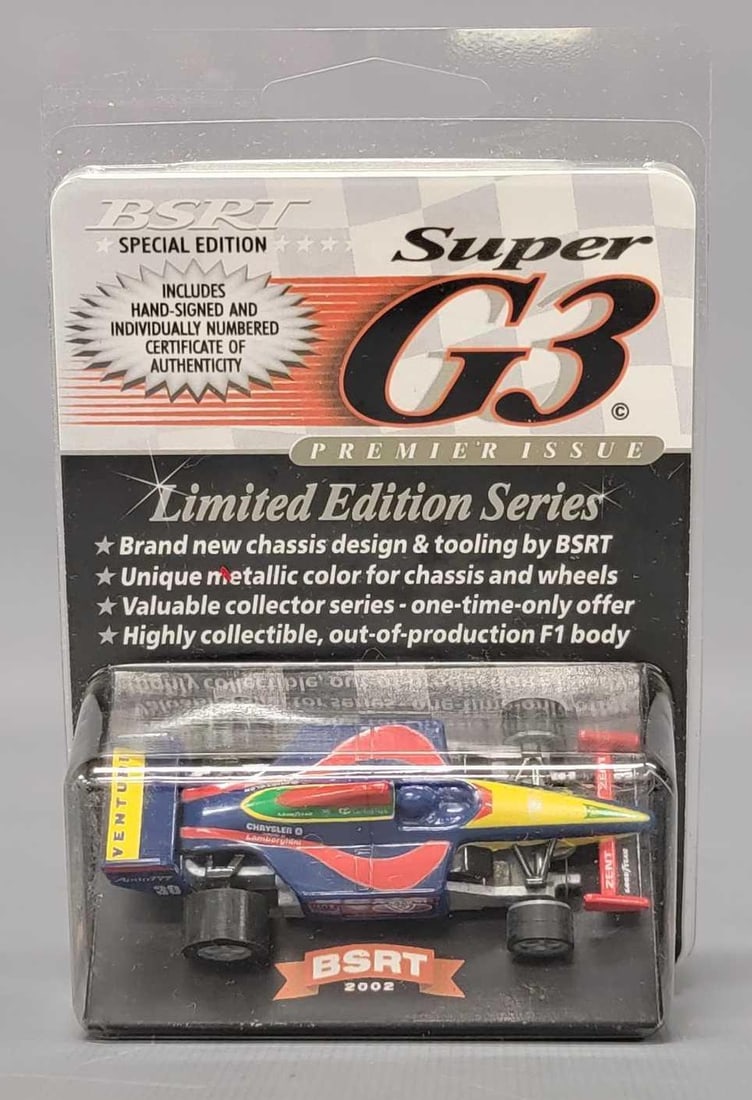 Rare Bsrt Super G3 Venturo Larrousse Slot Car In Package 59/300 Auction