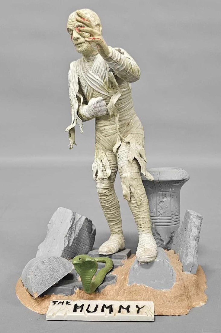 Built And Painted 1963 Aurora The Mummy Model Kit