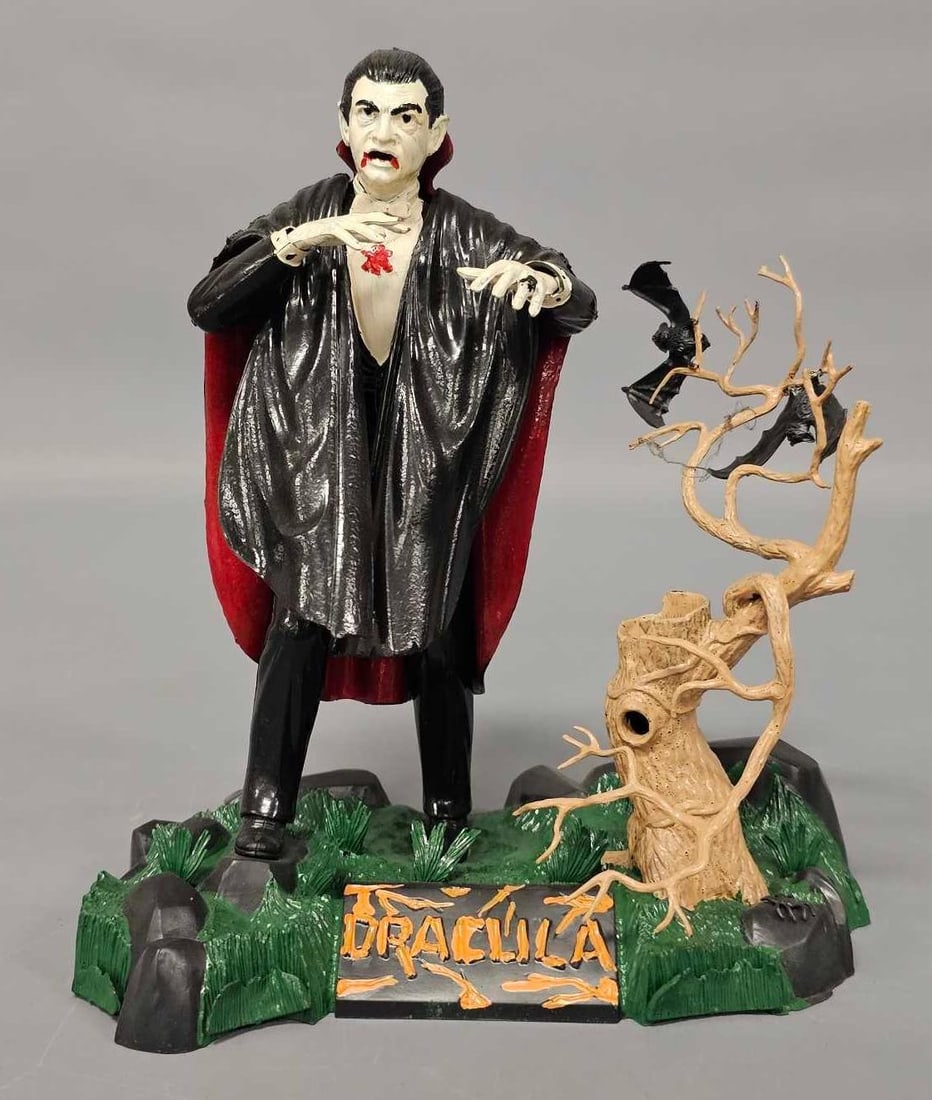 Built Up 1962 Aurora Dracula Model Kit Auction