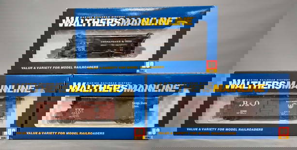 Three Walthers Mainline Ho Scale Freight Cars In Original Boxes Auction