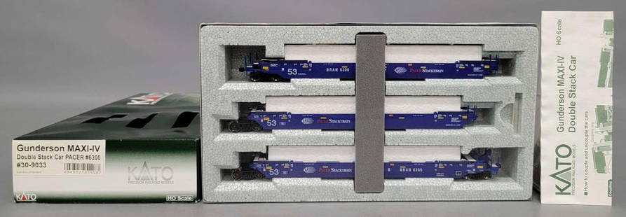 Kato Ho Scale Gunderson Maxi-iv Double Stack Car Ttx New Logo In ...