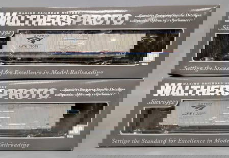 Three Different Style Walthers Proto Ho Box Cars In Original Boxes Auction